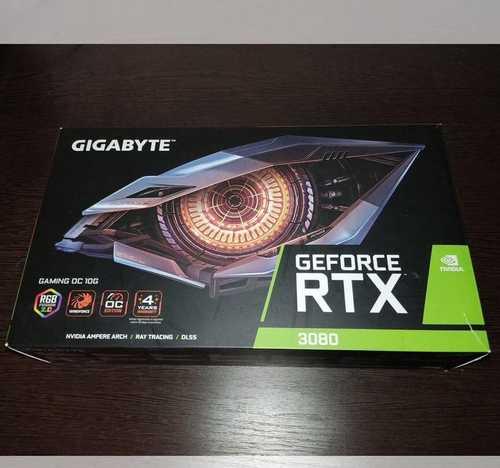 Видеокарта gigabyte RTX 3080 gaming OC 10GB