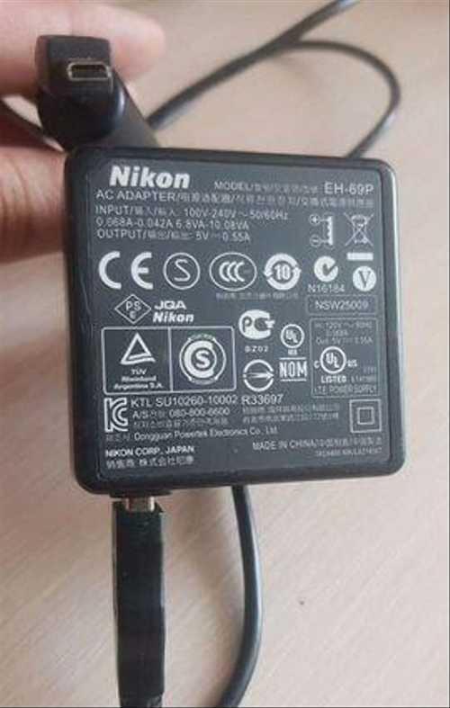 Блок питания и кабели для фотоаппарата Nikon