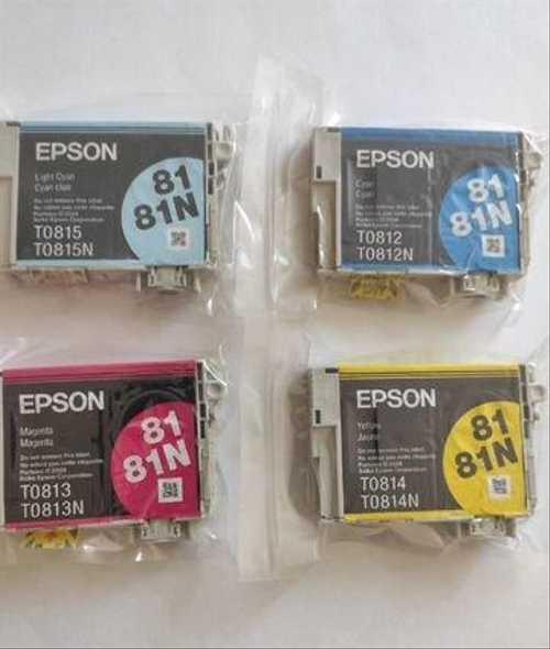 Картриджи Epson T0812,T0813,Т0814,Т0815