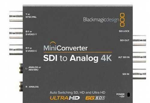 Mini Converter - SDI to Analog 4K Blackmagic convm