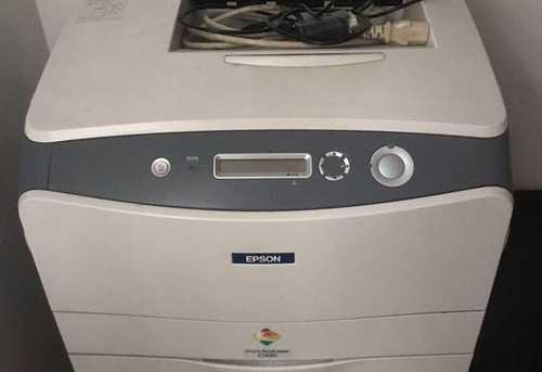 Принтер Epson ACU Laserjet C1100 рабочий цветной