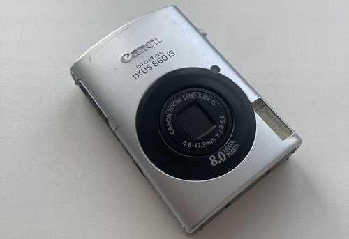 Компактный фотоаппарат canon ixus 860 is
