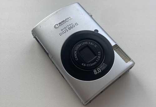 Компактный фотоаппарат canon ixus 860 is