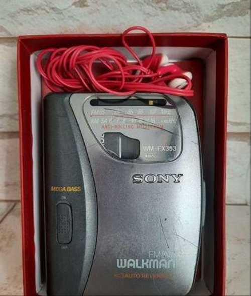 Кассетный плеер sony walkman WM-PX353