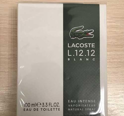 Новая туалетная вода Lacoste L.12.12 Blanc Intense