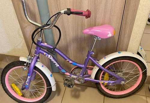 Детский велосипед Stern Fantasy 16 фиолетовый
