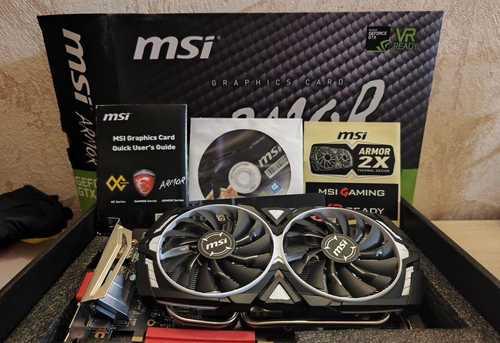 Видеокарта MSI gtx 1060 6gb полный комплект