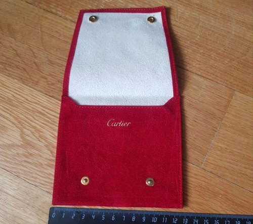 Мешочек Cartier для длинных сережек