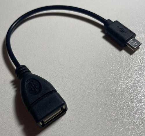 Переходник micro usb (п) на usb (м)