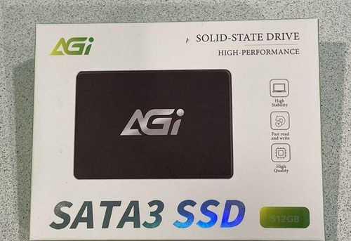 Новый SSD AGI 512Gb (ситилинк)