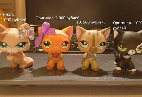 Фигурки Littlest Pet Shop кошки, собаки