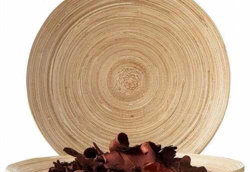 Тарелка икеа hultet бамбук, 30 см