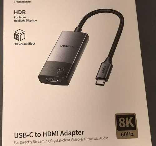 Ugreen USB c на hdmi 8k (4k 144hz)