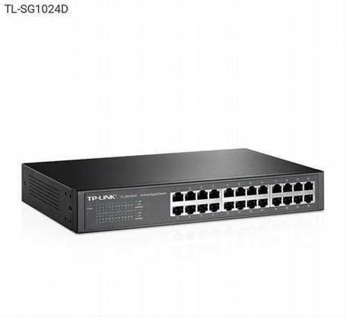 Коммутатор TP-Link TL-SG1024D Неуправляемый 24-por