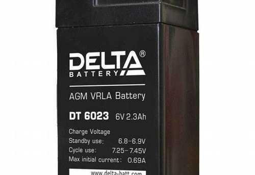 АКБ (6V/2,3Ah) delta DT 6023