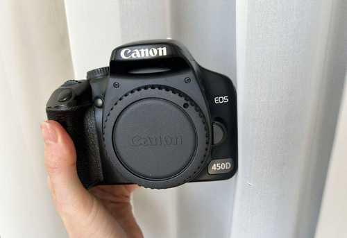 Зеркальный фотоаппарат canon 450d
