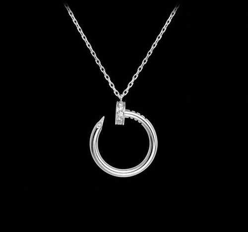 Колье Cartier Juste un Clou, белое золото