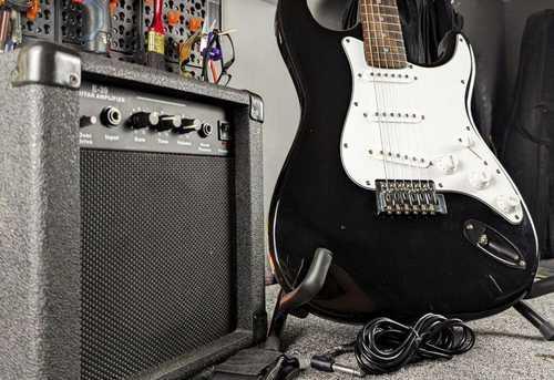 Электрогитара с комбиком Stratocaster