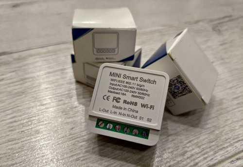 Умная Wi-Fi розетка(реле) Mini SMART Switch RMW002