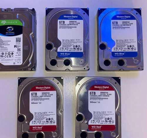 Жесткие диски 6 TB