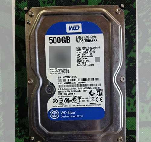 Жесткий диск WD 3.5 500GB