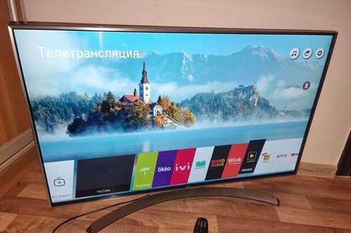 Телевизор LG 49"4K Smart TV WI-FI Гол. упр