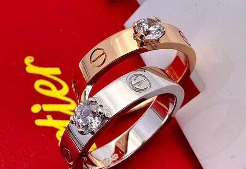 Кольцо Love с бриллиантом Cartier