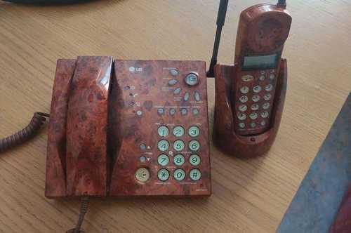 Стационарный телефон с трубкой lg
