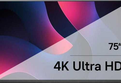 Телевизор Hisense 75U8KQ темно-серый 4K Ultra HD 1
