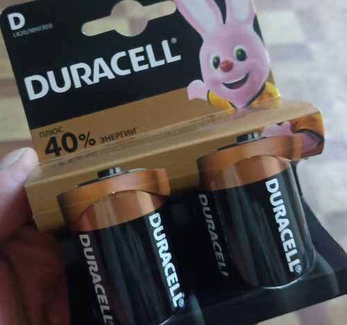 Батарейки duracell d2