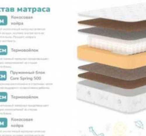 Матрас Sleeptek Junior SoftCocos Foam17 80х190