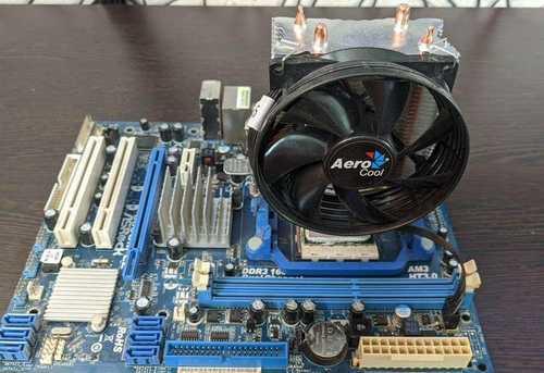 Комплект AMD Phenom II 945 + мат. плата AM3