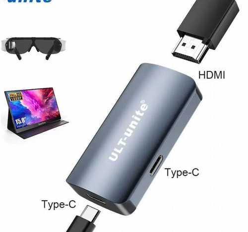 Адаптер hdmi-USB C 4k