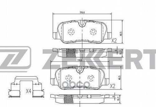 Колодки торм. диск. задн. Land Rover Discovery