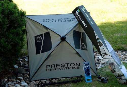 Preston Grey Bait Brolly + Arm