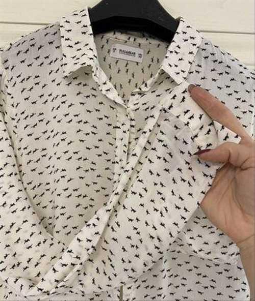 Рубашка хлопок блузка 42