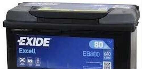 Аккумулятор Exide exell 80 ah бу