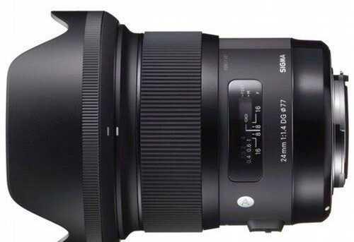 Объектив Sigma AF 24mm f/1.4 DG HSM Canon EF