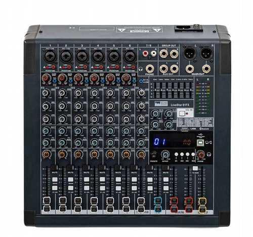 Микшерный пульт Echo Acoustic LiveStar 61FX