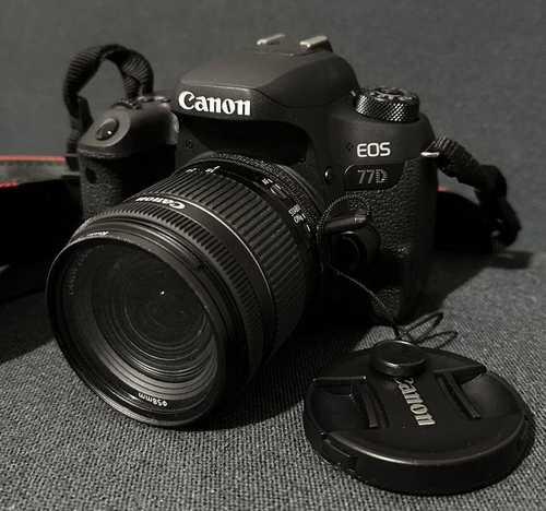 Фотоаппарат Canon EOS 77D kit 18-55mm   сумка