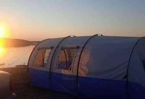 Палатка 4х местная с большим тамбуром высота 200см