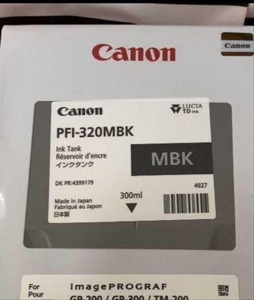 Canon PFI-320 MBK x2 (для Виктора)