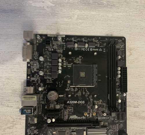 Материнская плата asrock a320 dgs