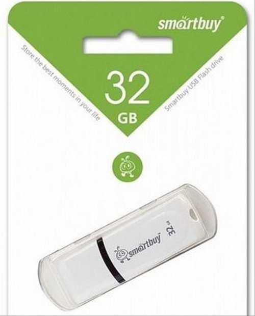Флеш-накопитель USB 32Gb Smart Buy Paean (white)