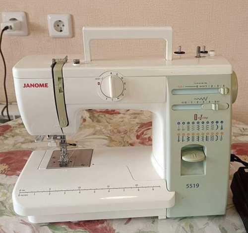 Машинка швейная janome 5519