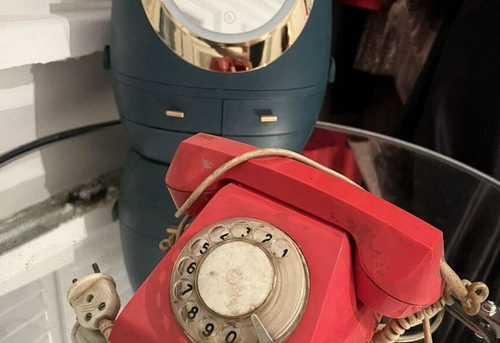 Старый телефон СССР дисковый