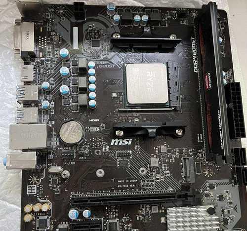 Материнская плата msi b450m pro vdh max