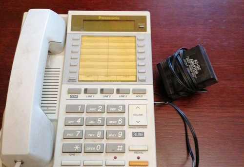 Офисный телефон трехлинейный Panasonic kx-t3166bx