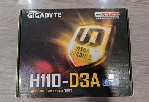 Gigabyte GA-H110-D3A LGA1151 ATX с гарантией