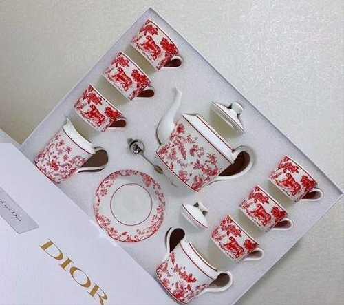 Чайный сервиз на 6 персон Dior Toile de Jouy